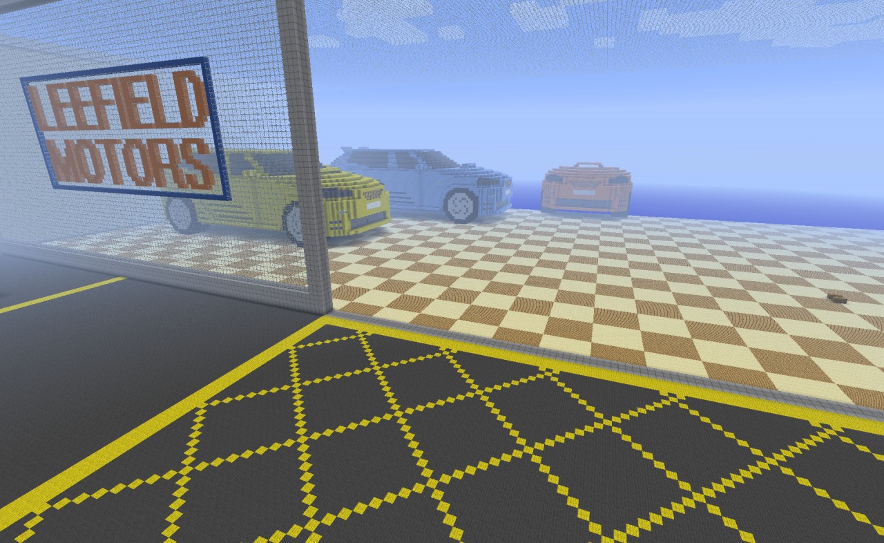 Car showroom Minecraft Map