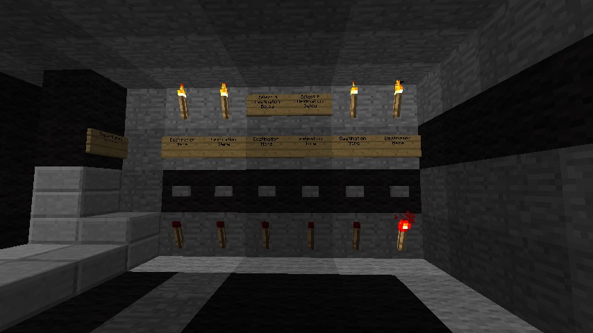 Automatic Minecart Hub Station [BETA 1.5_01] Minecraft Map