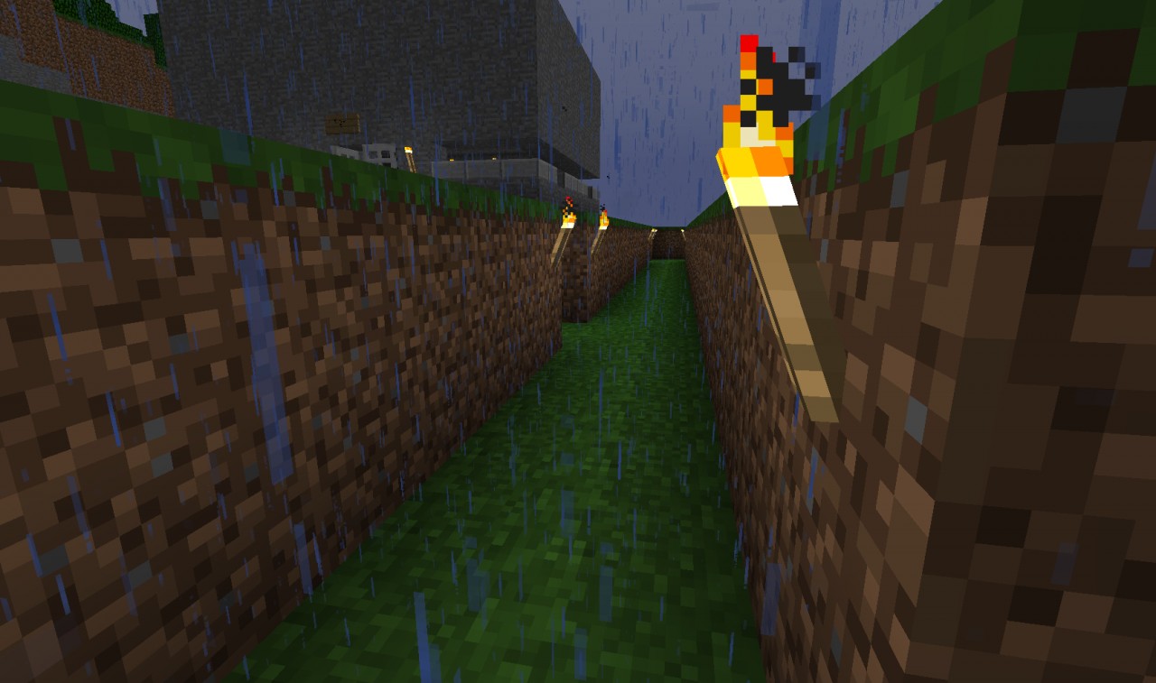 Bunker With trenches Minecraft Map