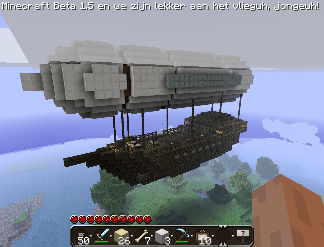Indomitable Class Airship Minecraft Map