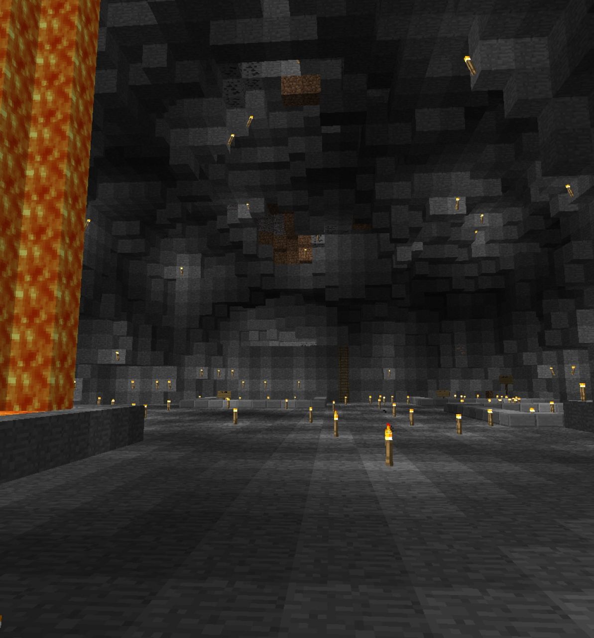 Underground Town Minecraft Map
