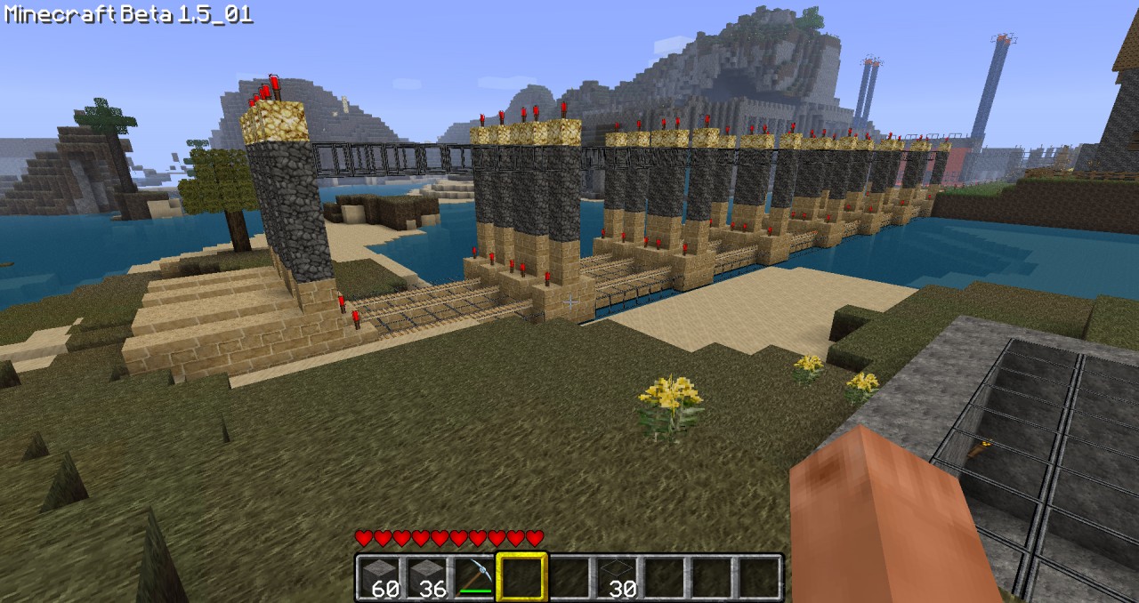 SandStone Bridge Minecraft Map