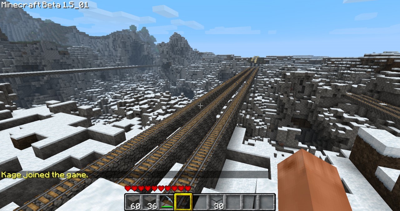 Grand Canyon Mine Cart Bridges Minecraft Map