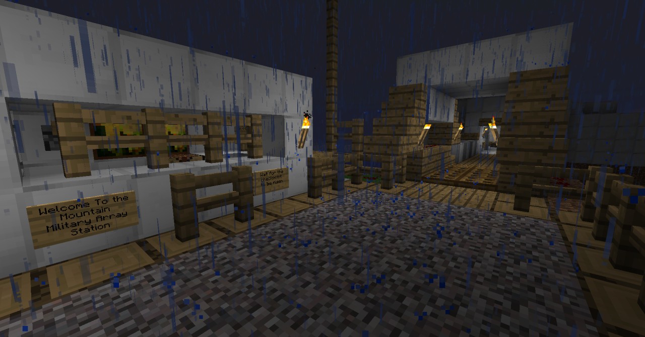 Military Mountain Signal/Array Station Minecraft Map