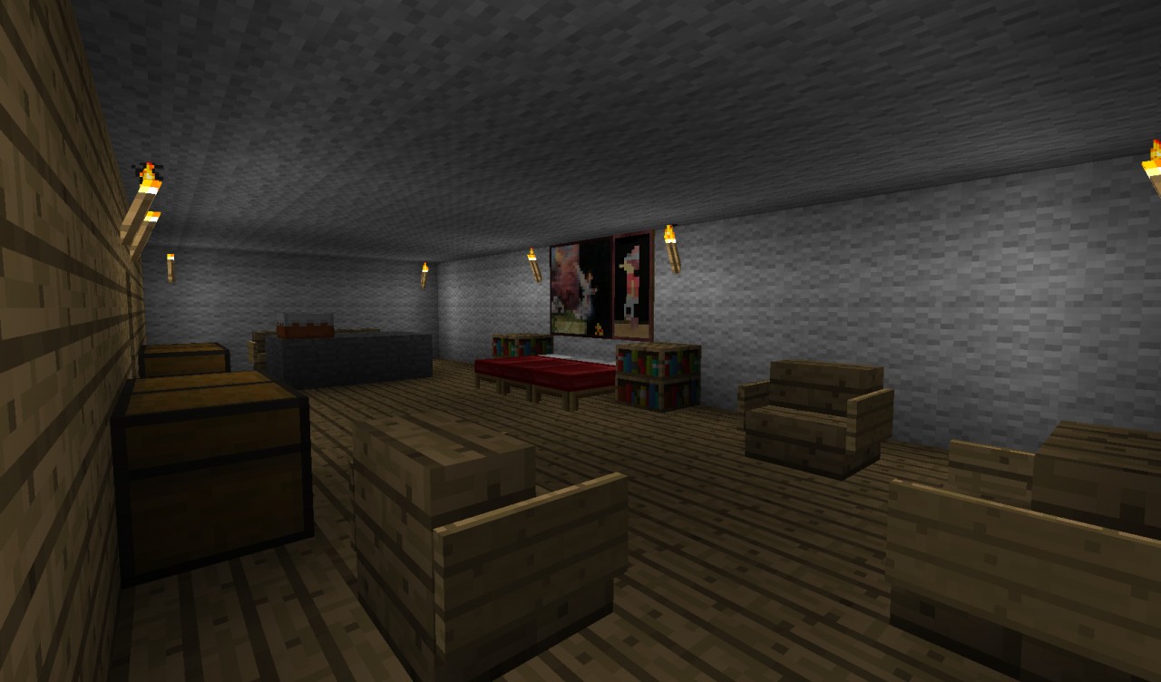 giant bed/house =) Minecraft Map