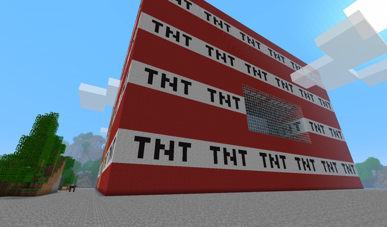 Gaint TNT house v4.3 (warning can explode) =) try it Minecraft Map