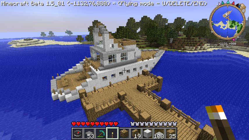 A Cruiser Boat Minecraft Map