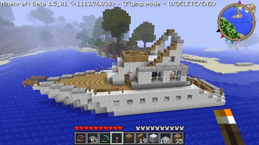 A Cruiser Boat Minecraft Map