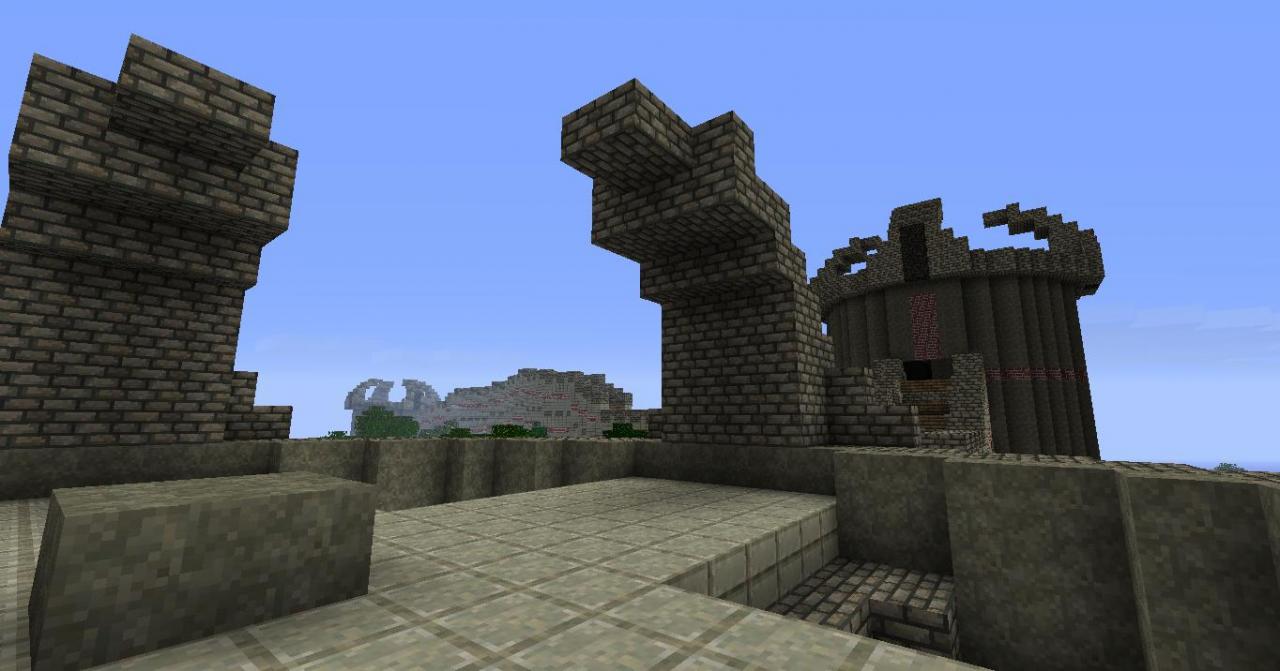 Huge wall Minecraft Map