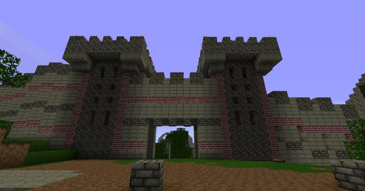 Huge wall Minecraft Map