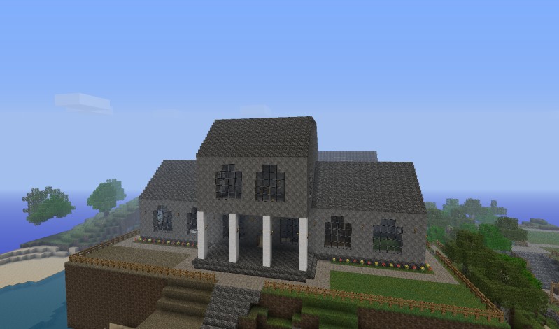 Stone Villa Minecraft Map