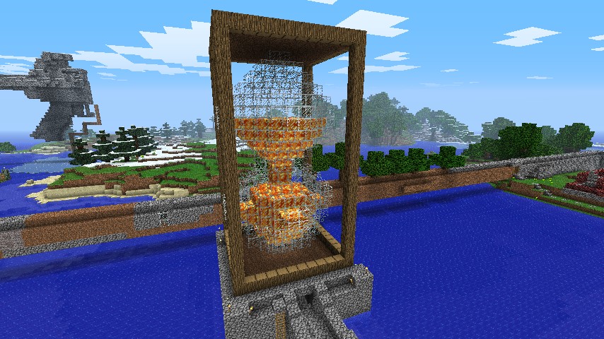 hour glass Minecraft Map