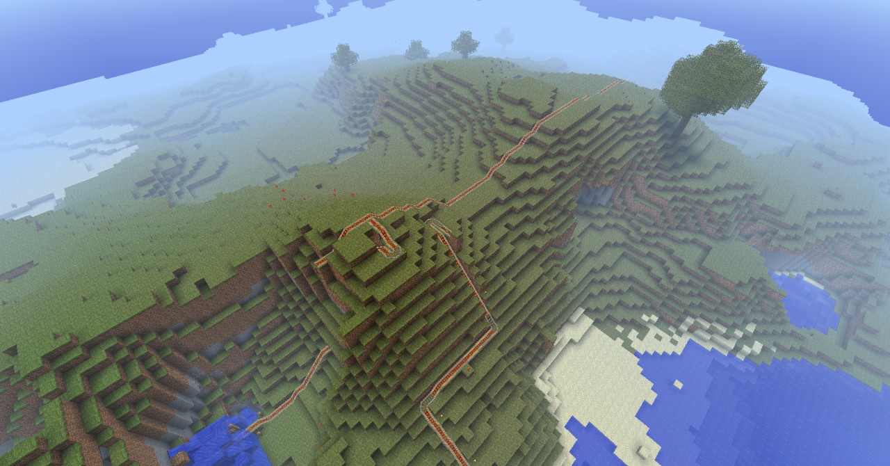 Minecart World Minecraft Map