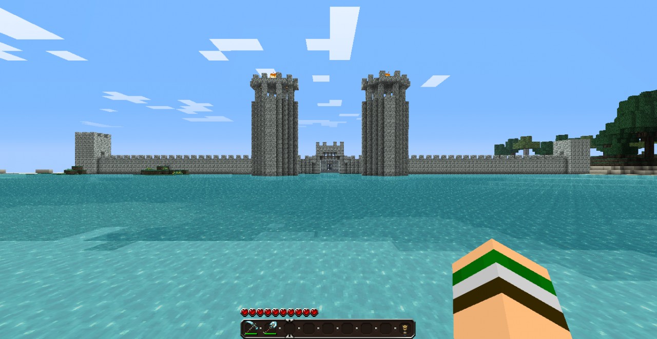 castle by the sea Minecraft Map