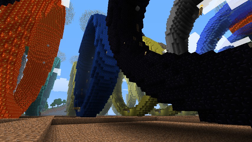Giant Rings Minecraft Map