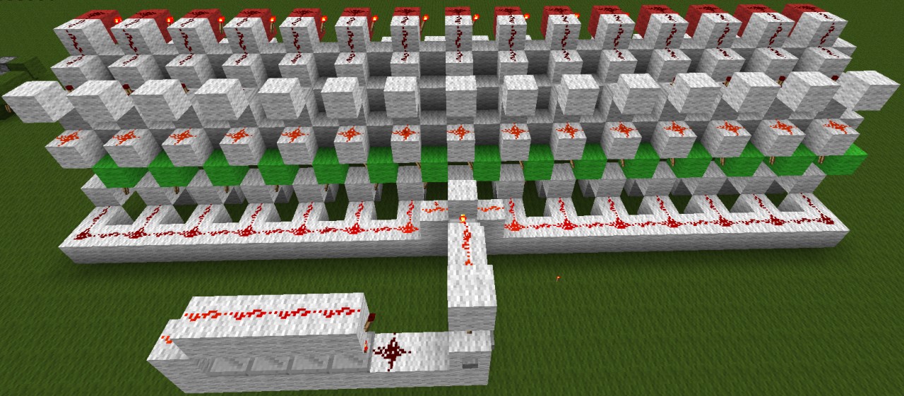 15-bit sync up-counter Minecraft Map