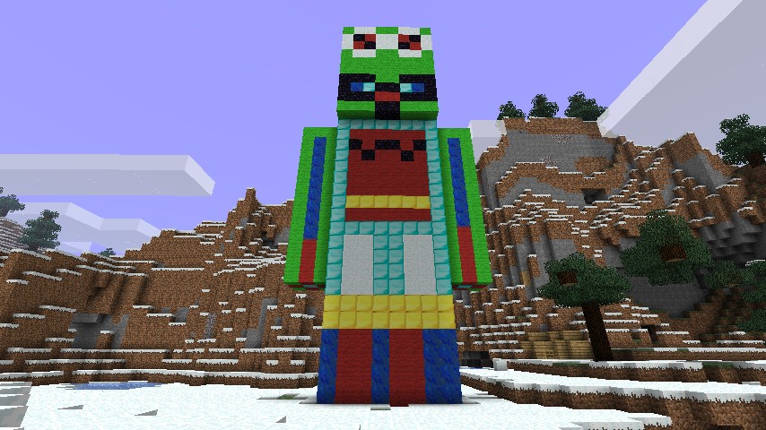 My character statue. Minecraft Map