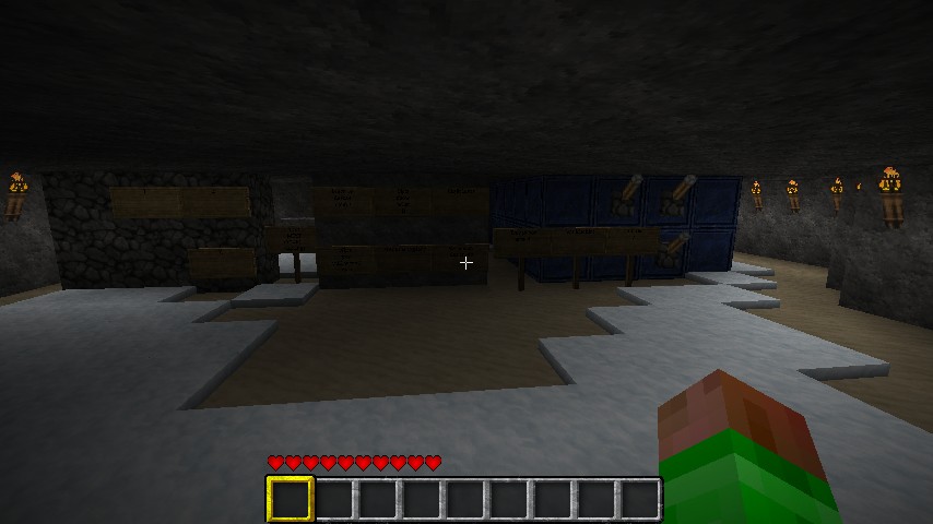 explosions in the laboratory Minecraft Map