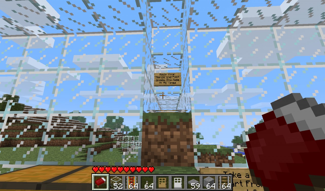 Mega Minecart Crazy Coaster! Minecraft Map