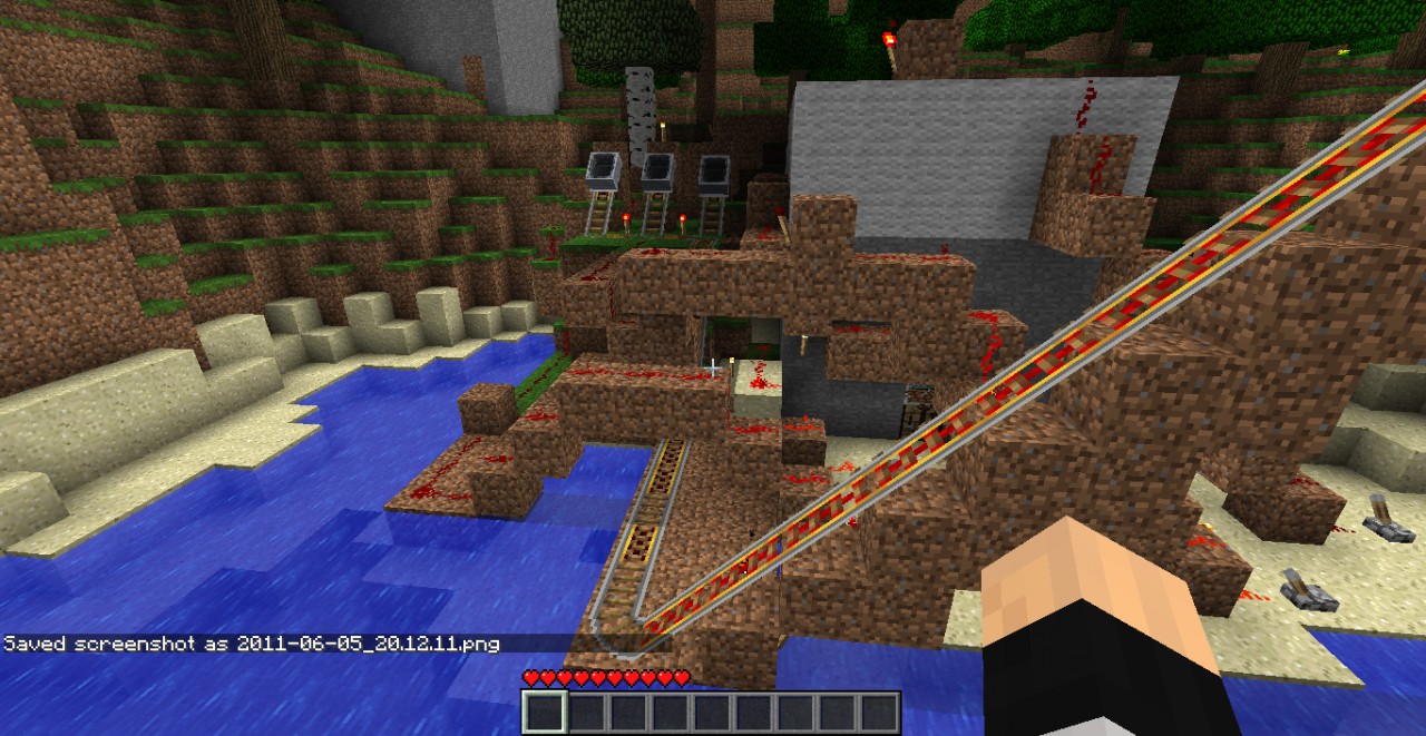 House and mob trap Minecraft Map