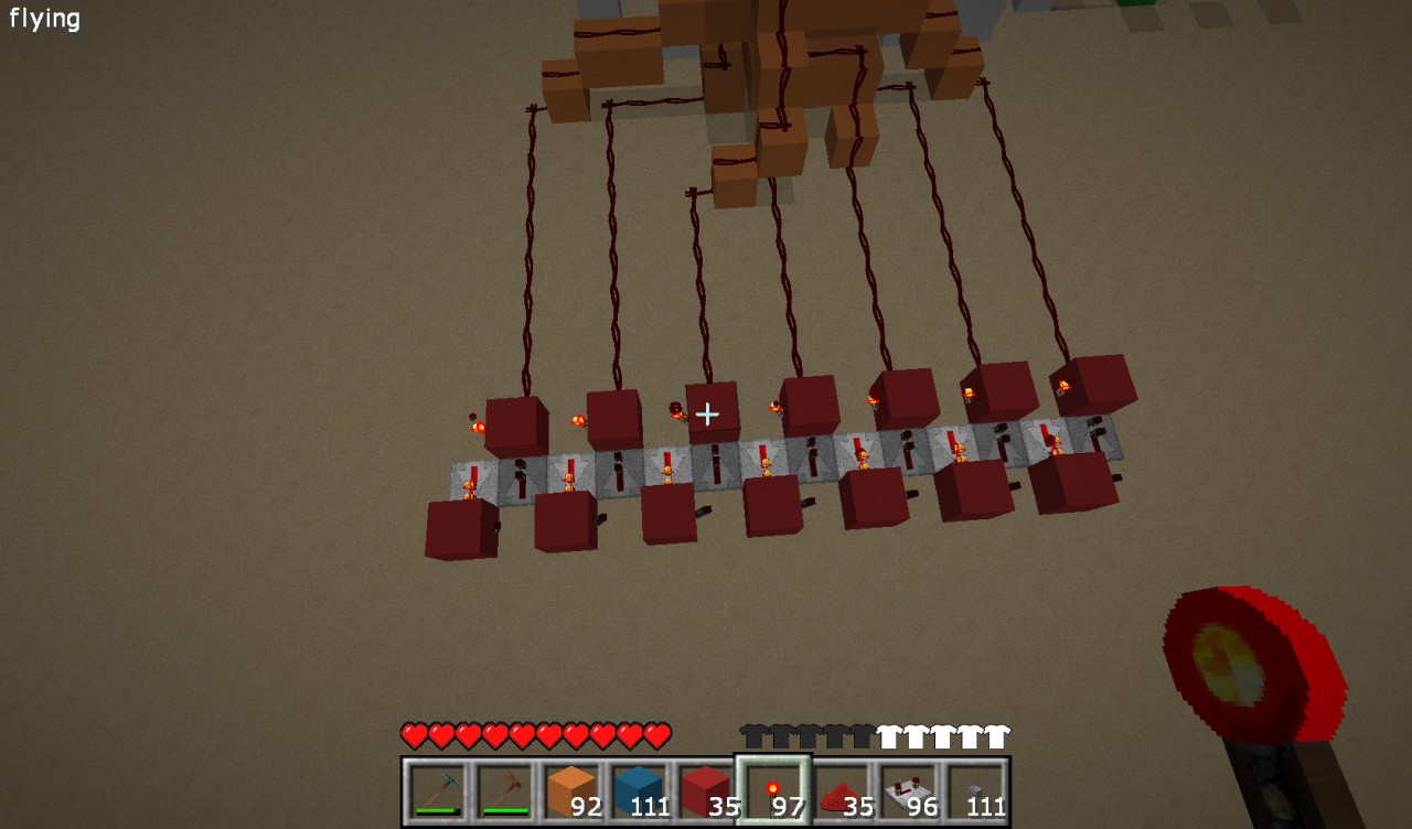 7 Segment display with memory Minecraft Map