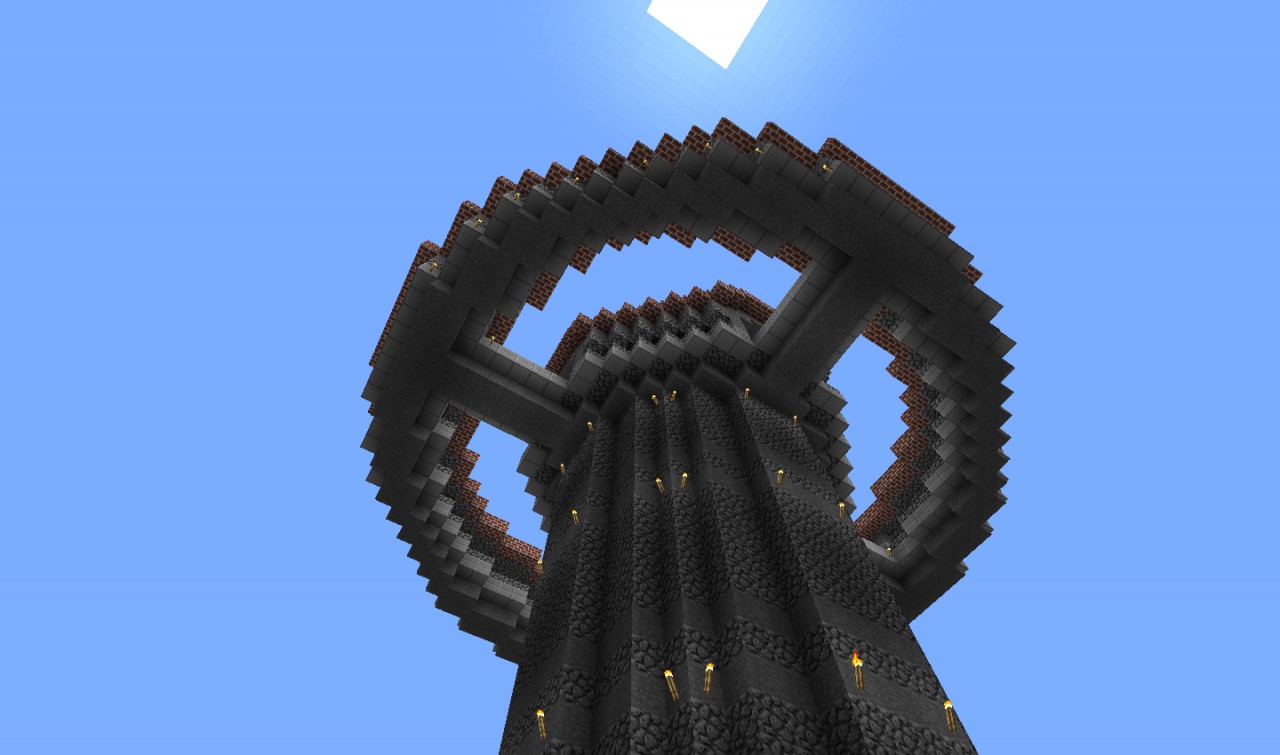 The Spawn tower. Minecraft Map