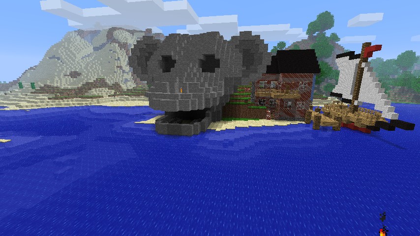 That’s the second biggest monkey head I’ve ever seen! Minecraft Map