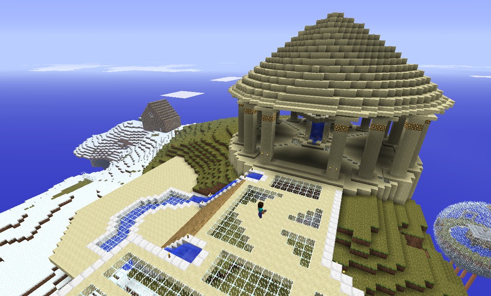 Aether World spawn Minecraft Map