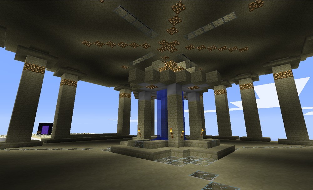 Aether World spawn Minecraft Map