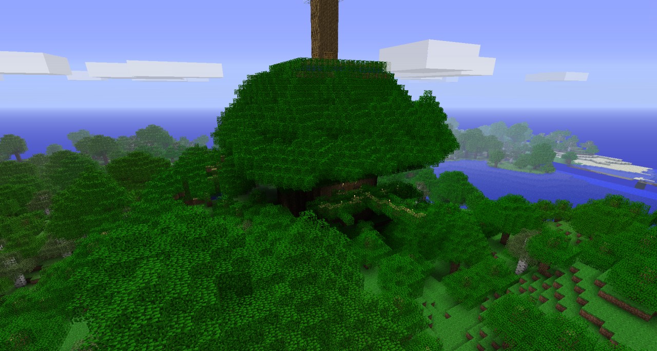 Bizarre Light Tree Minecraft Map