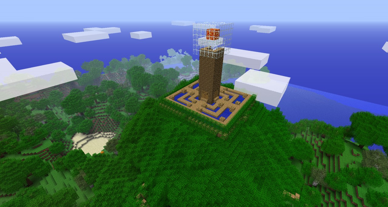 Bizarre Light Tree Minecraft Map