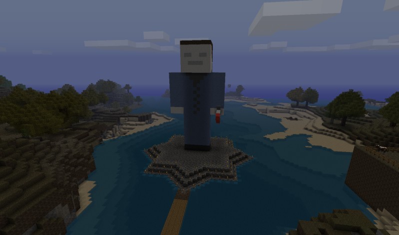 Michael Myers Statue Minecraft Map