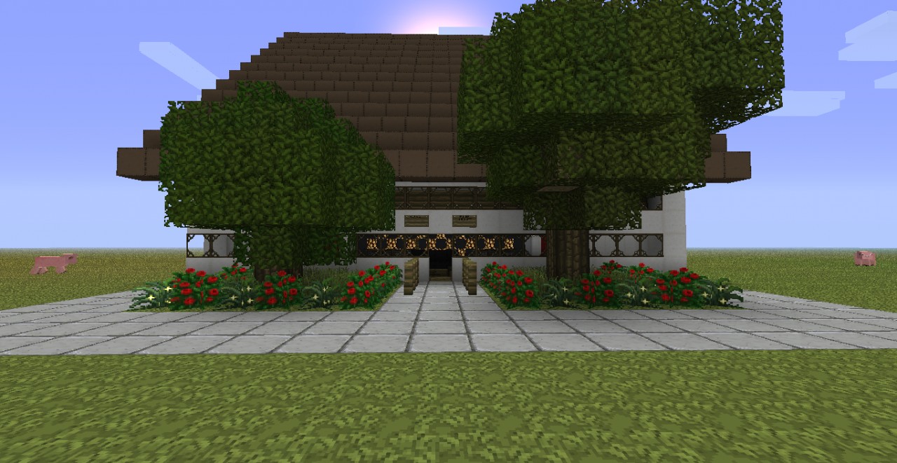 a restaurant Minecraft Map