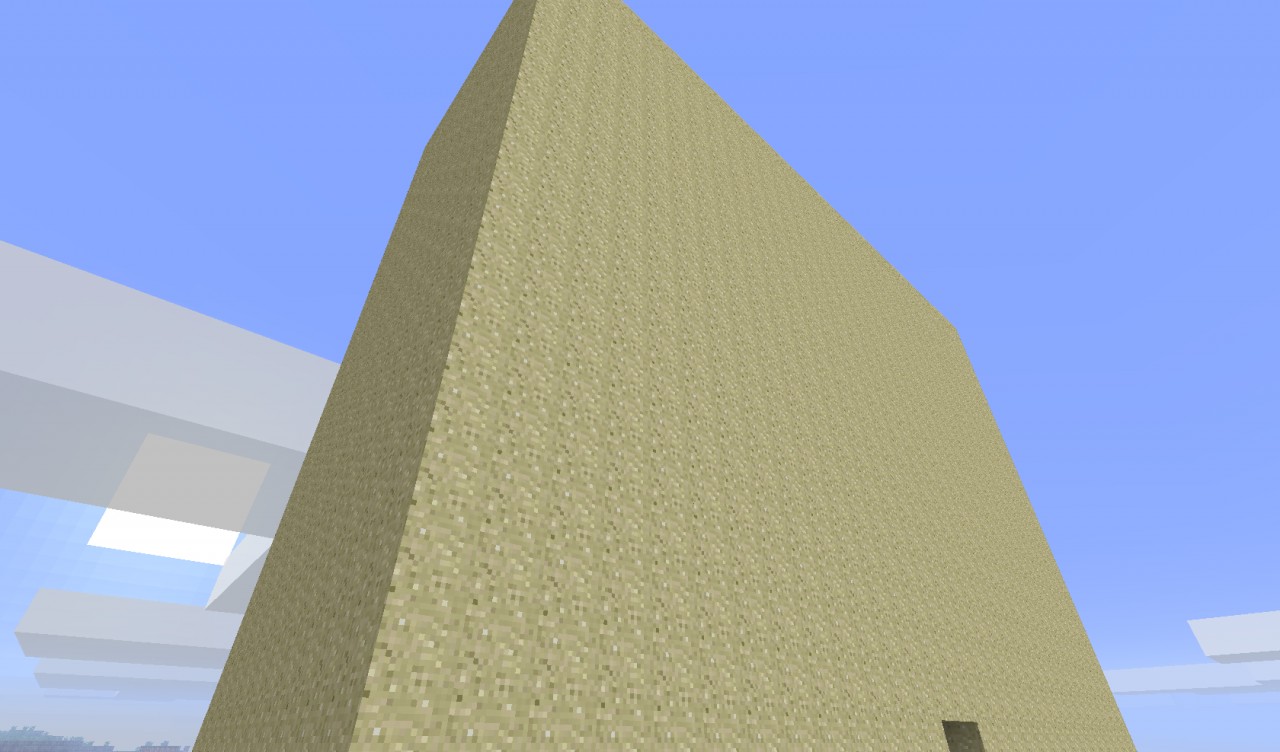 shell of a sandcastle Minecraft Map
