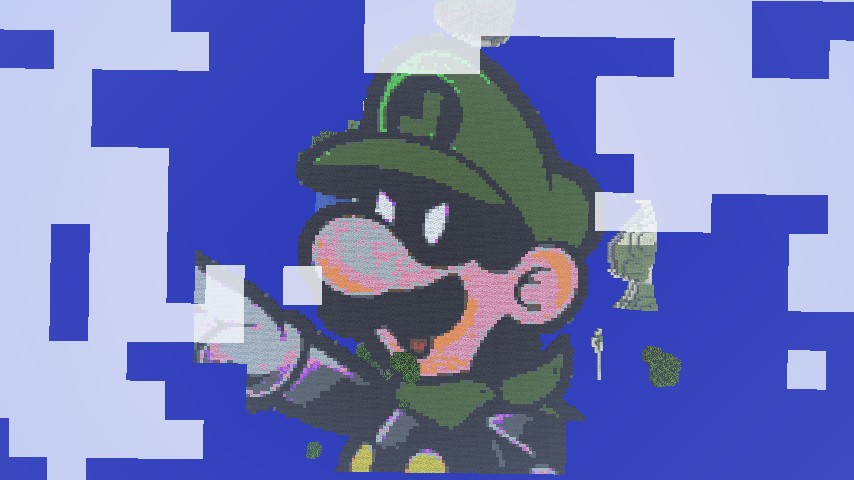 Super Paper Mario - Mr. L - Large Minecraft Map