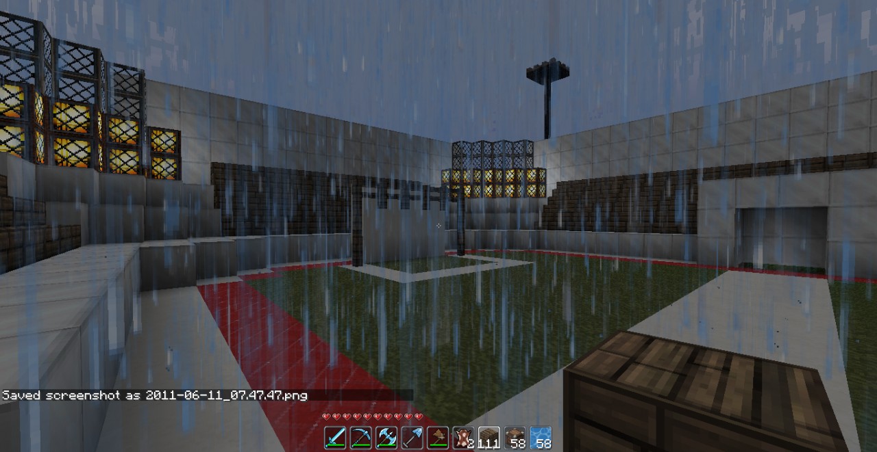 a foot ball stadium Minecraft Map