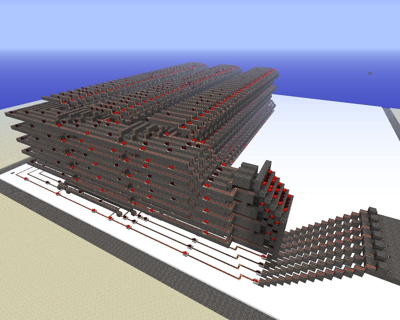 RDF Full ASCII Display Minecraft Map