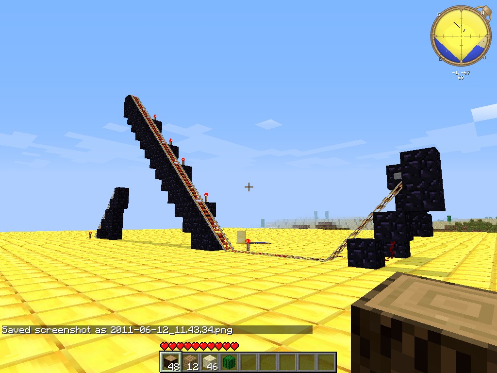 Giant Rollercoaster Minecraft Map