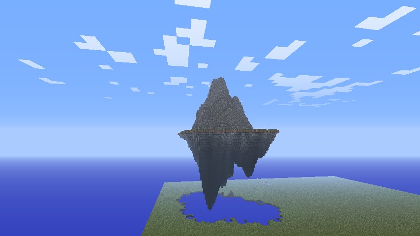 giant magical castle in the sky Minecraft Map