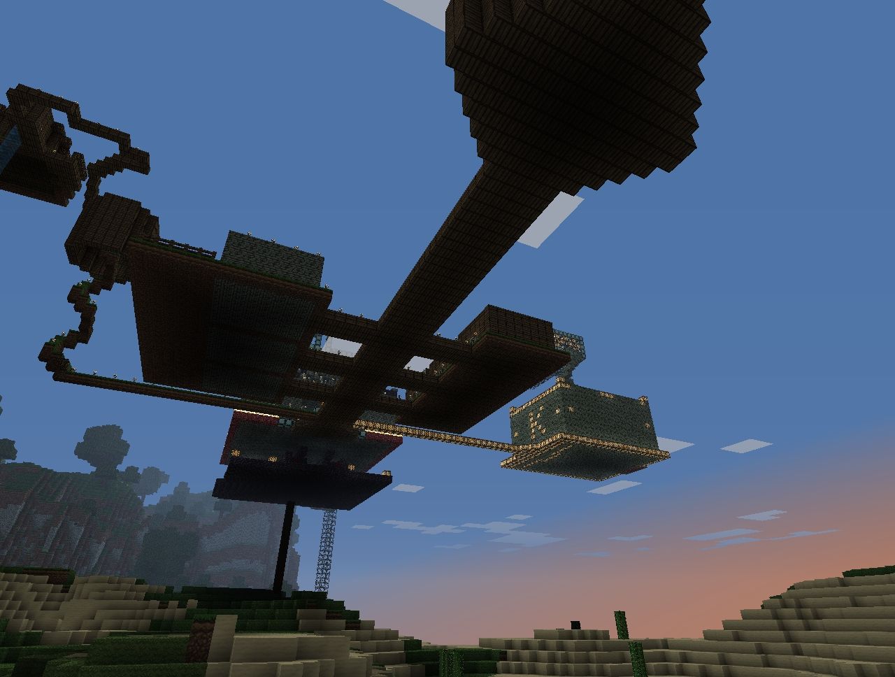 Sky City. Minecraft Map