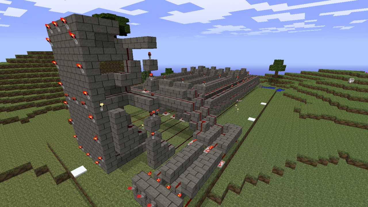 UTD Compact 7 Segment Decoder Setup Minecraft Map