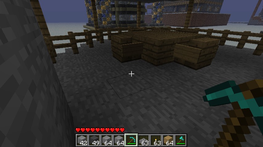 2 story house with double sided lock/opener with master lock Minecraft Map