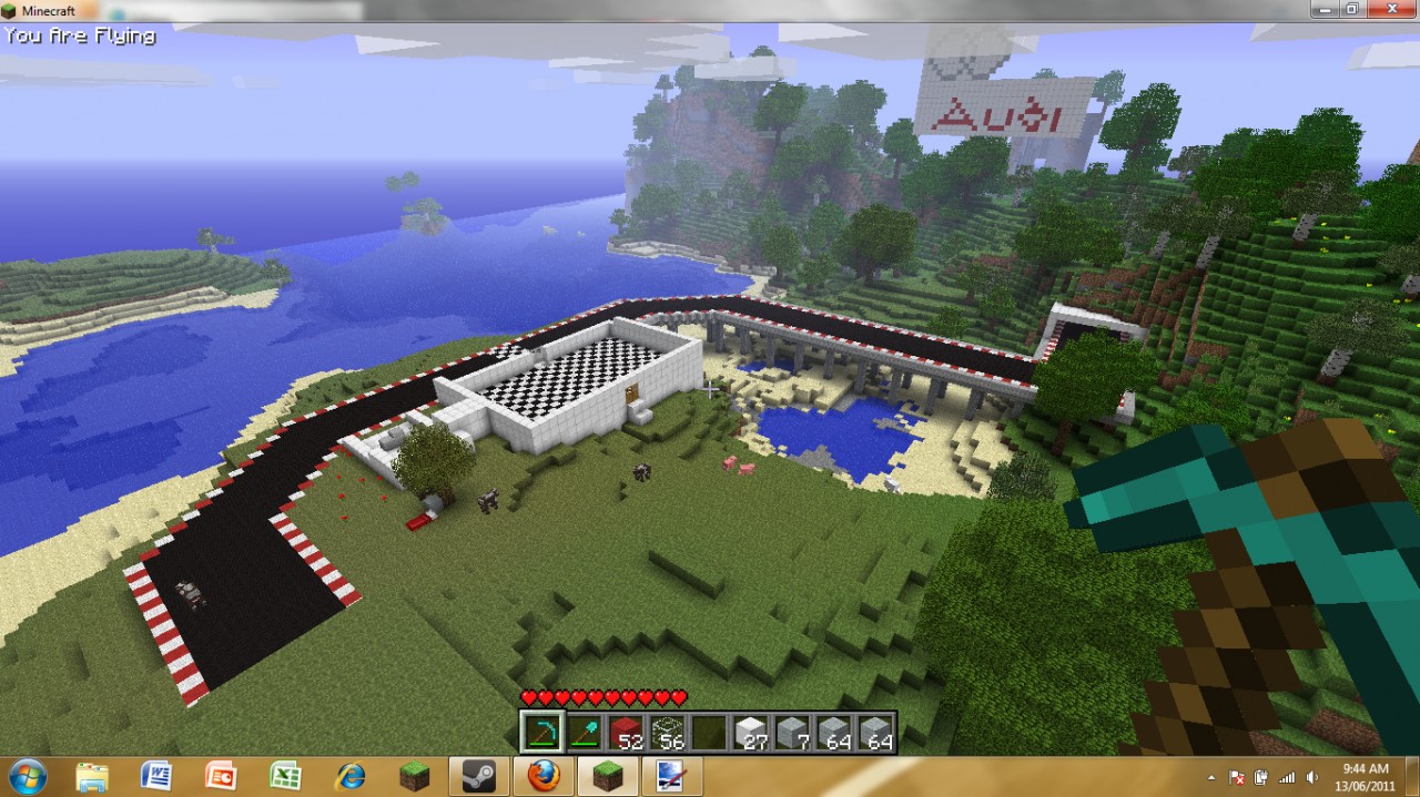 Race Track Minecraft Map