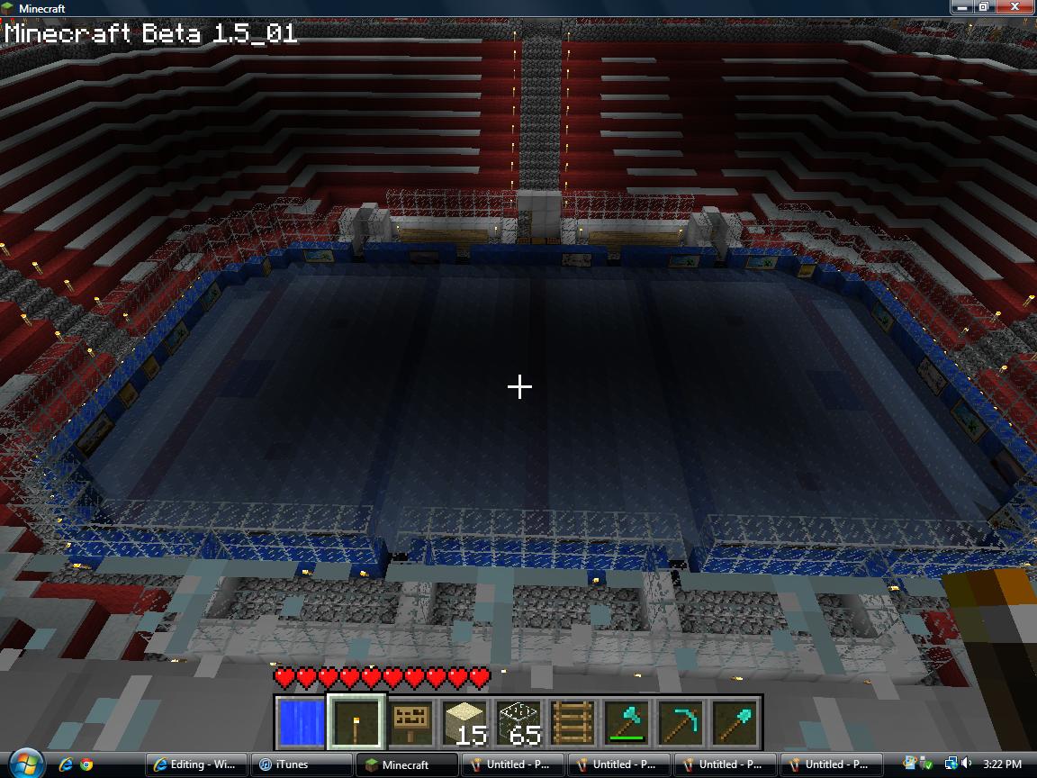 Hockey Arena Minecraft Map