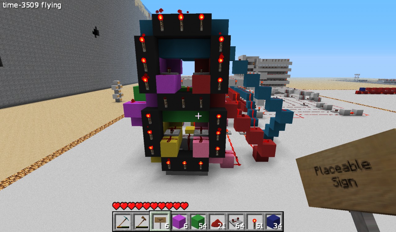 Binary To 7 Segment Decoder Minecraft Map