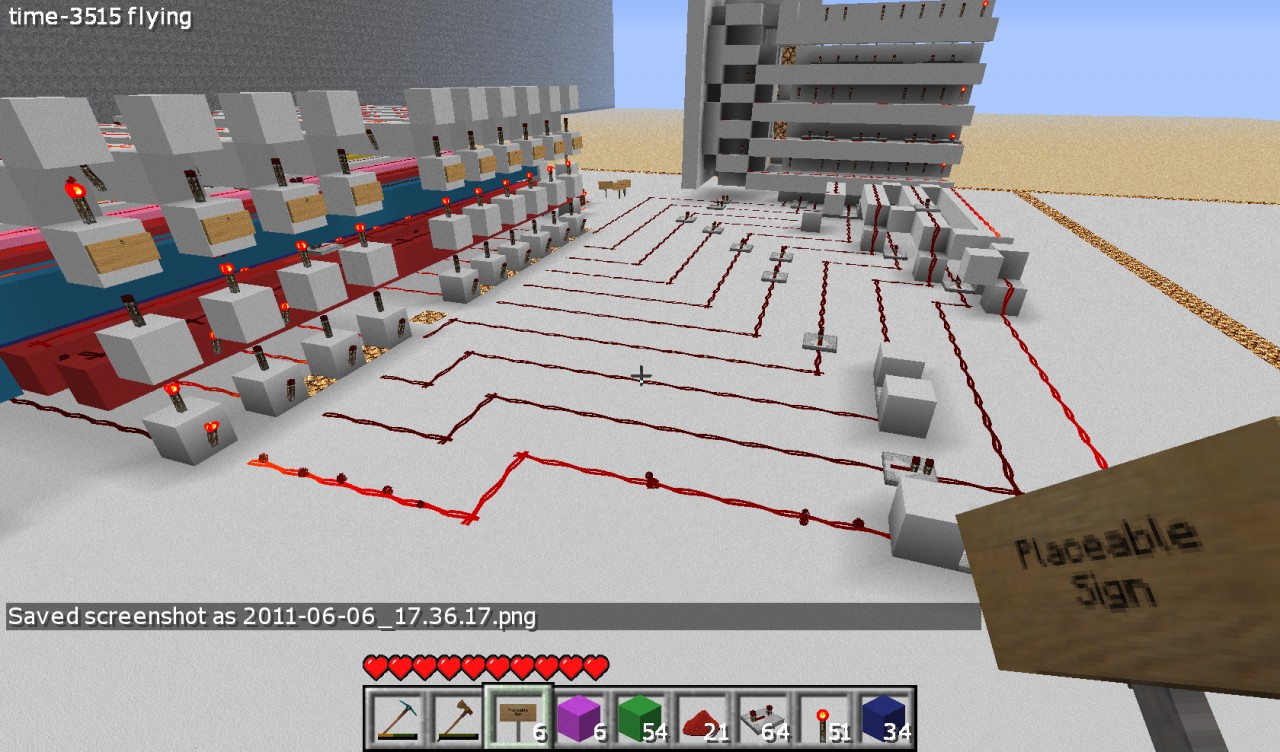 Binary To 7 Segment Decoder Minecraft Map