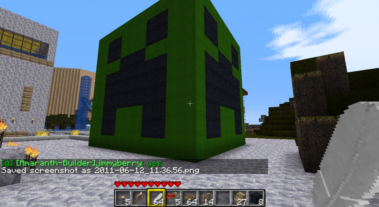 my creeperface building Minecraft Map