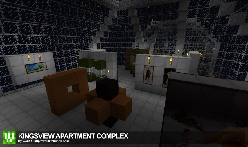 Kingsview Apartment Complex Minecraft Map