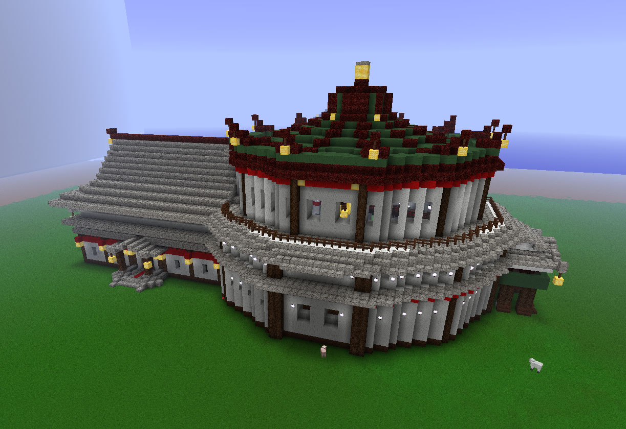 Chinese Style Theatre and Art Gallery Minecraft Map