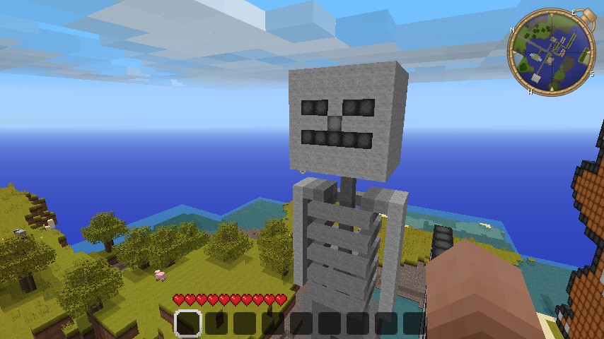 Skelett Minecraft Map